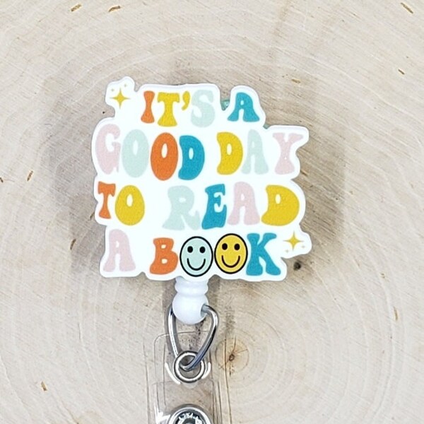Book Badge Reel - Etsy
