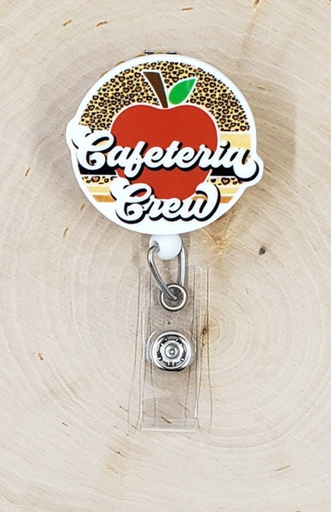 Cafeteria Crew Badge Reel | Lunch Badge Reel | Food Badge Reel | School ...