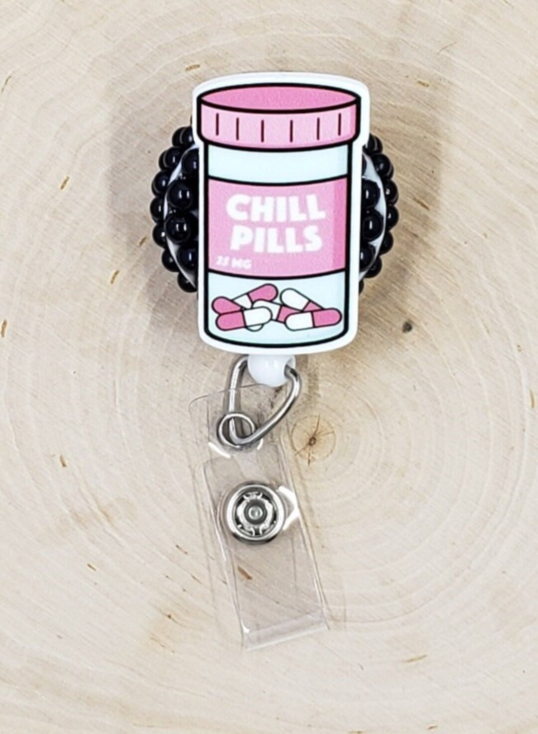 Pharmacist Badge Reel | Chill Pills Badge Reel | Pharmacy Technician ...