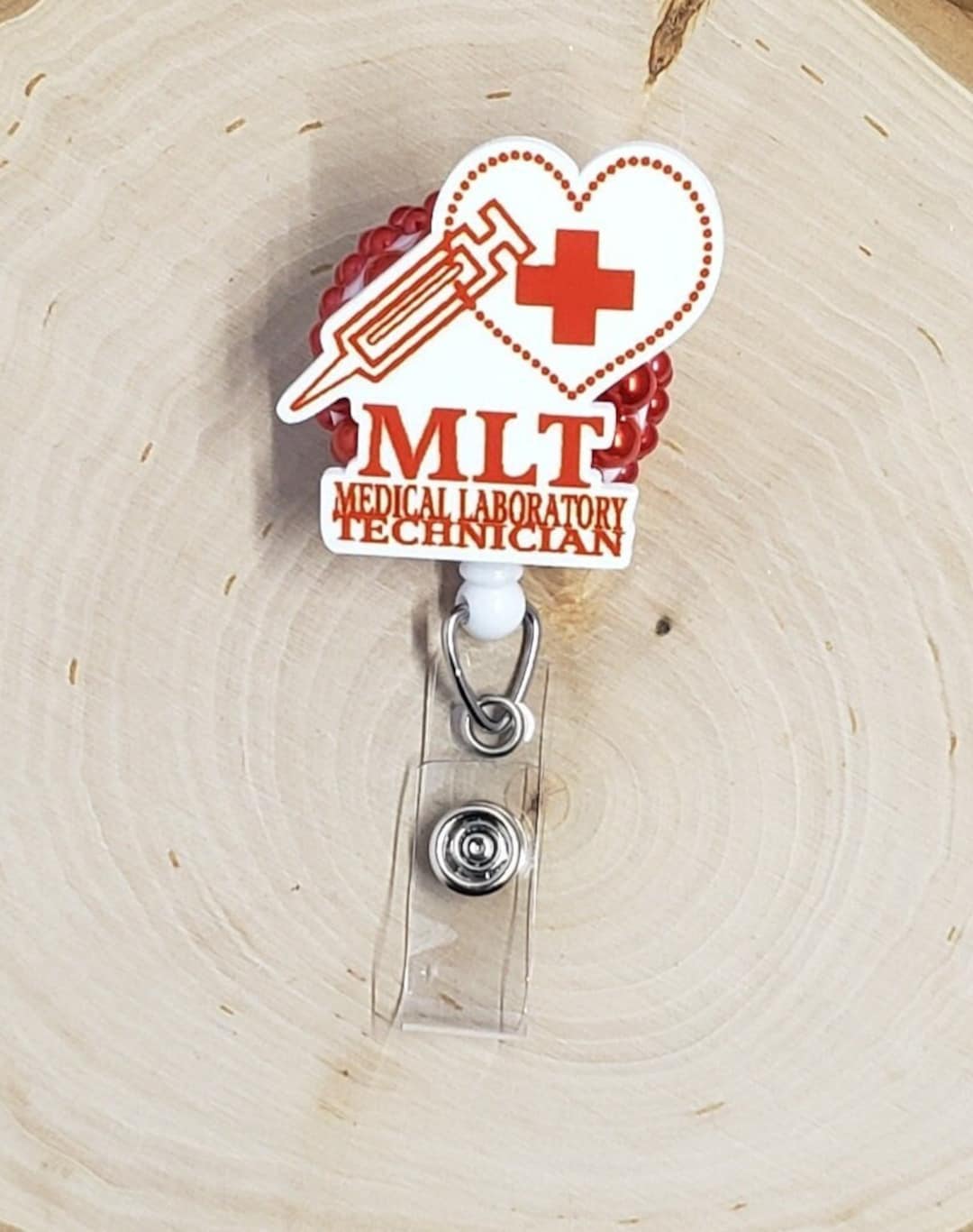 MLT Badge Reel | Medical Laboratory Technician | Healthcare Badge ...