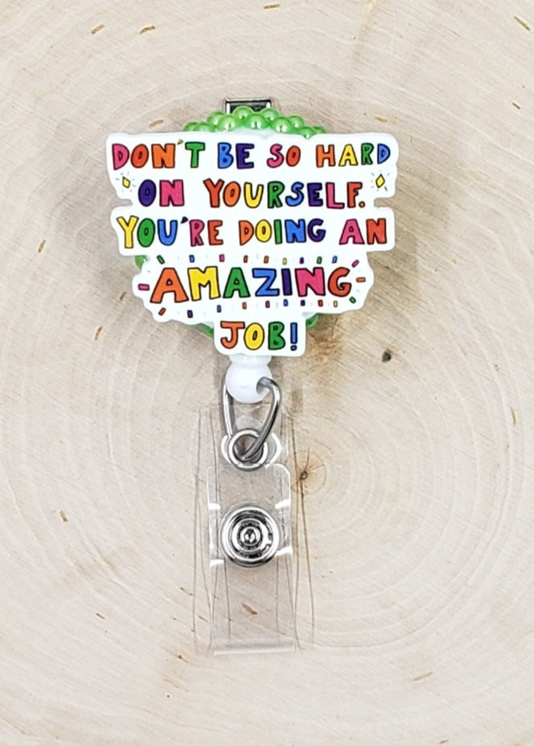 Inspirational Badge Reel | Mental Health Badge Reel | Badge Holder ...