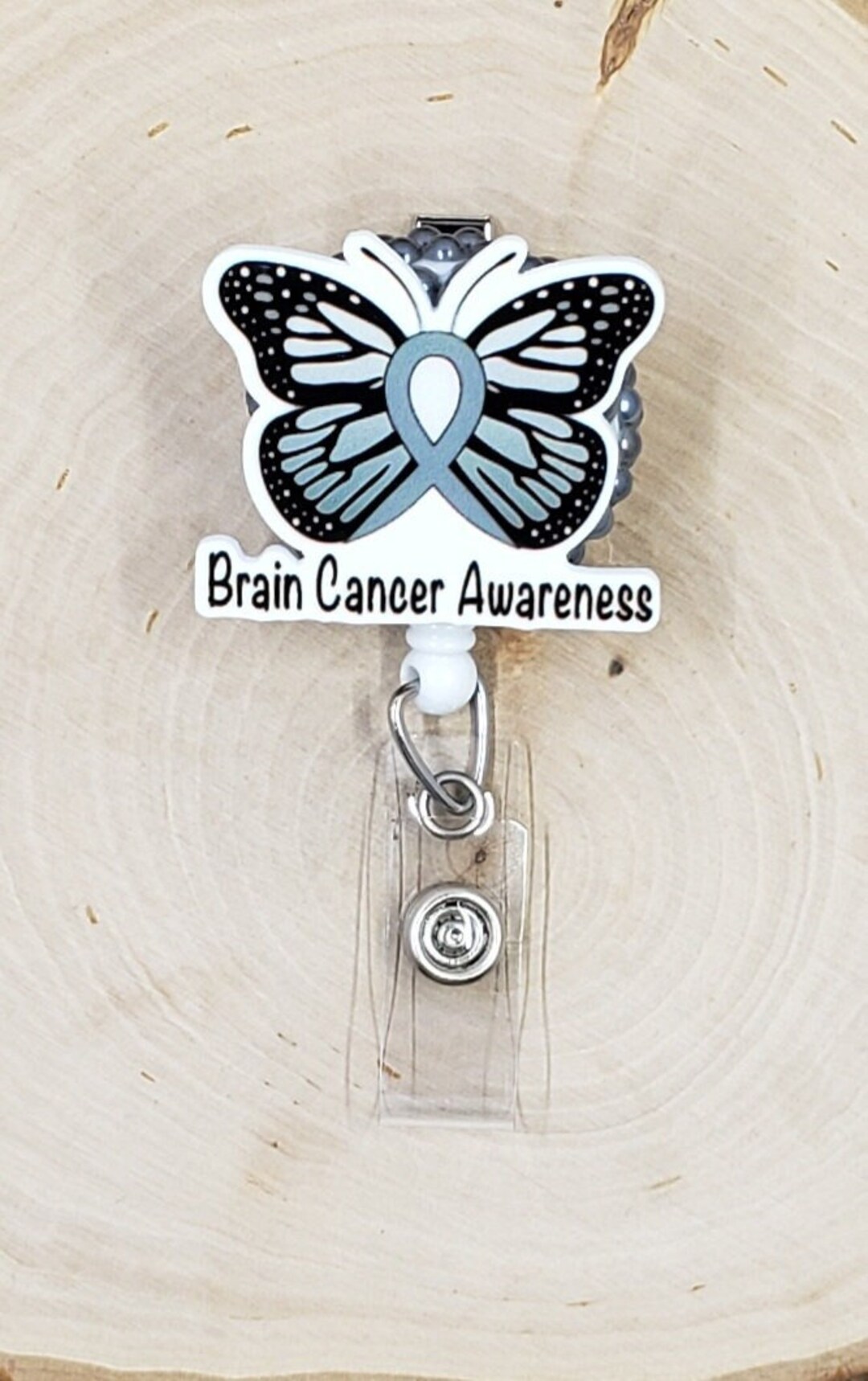 Brain Cancer Awareness Badge Reel | Badge Reel | Healthcare Badge ...