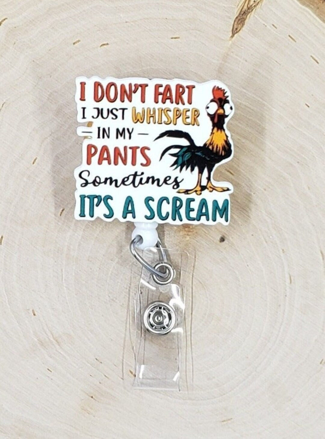 Fart Badge Reel | Sarcastic Badge Reel | Animal Badge Holder | Nurse ...