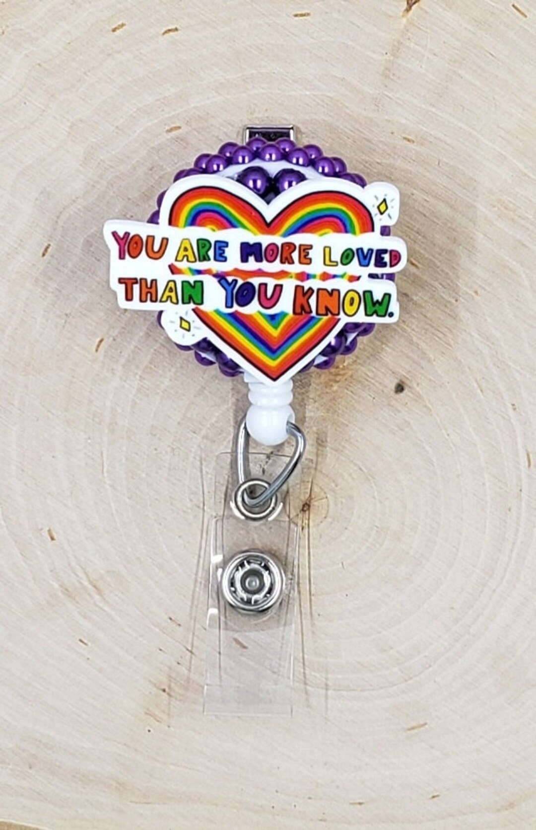 You Are Loved Badge Reel | Mental Health Badge Reel | LGBTQ Pride Badge ...
