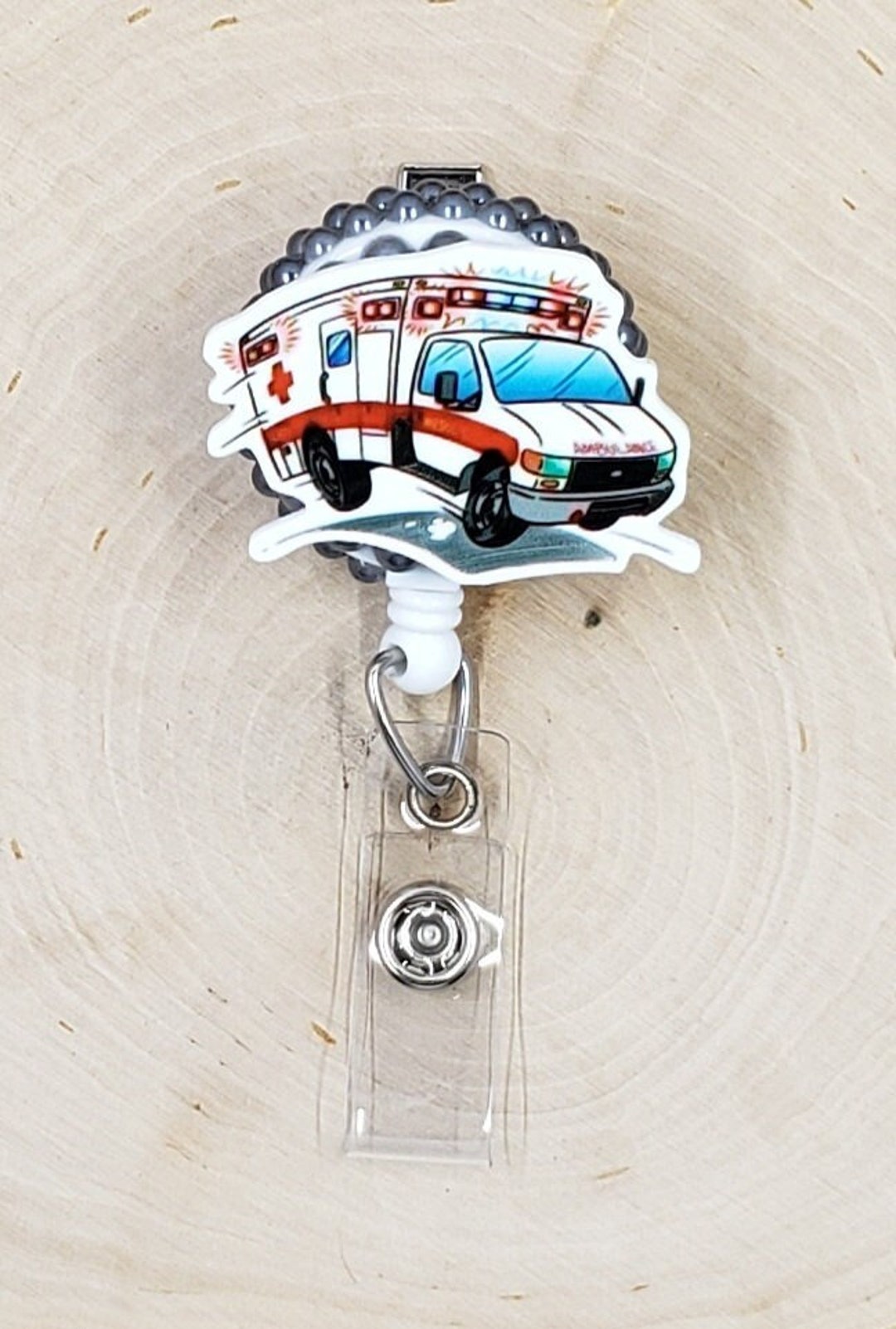 Paramedic Badge Reel | Ambulance Badge Reel | Nurse Badge Reel ...