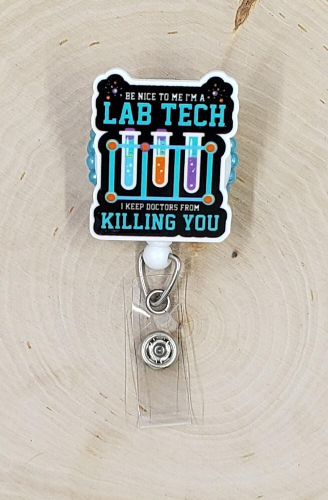 Lab Tech Badge Reel Science Badge Reel Scientist Badge Holder ...