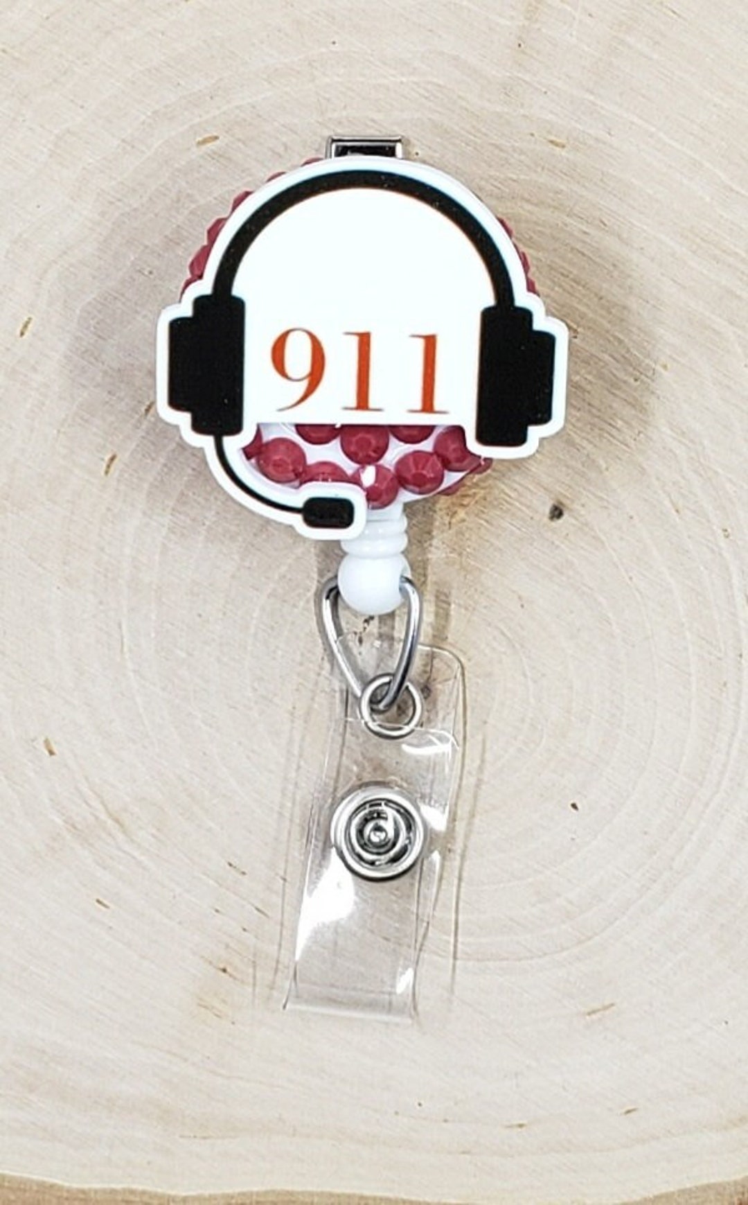 911 Badge Reel | Police Dispatcher Badge Reel | Emergency Dispatch ...
