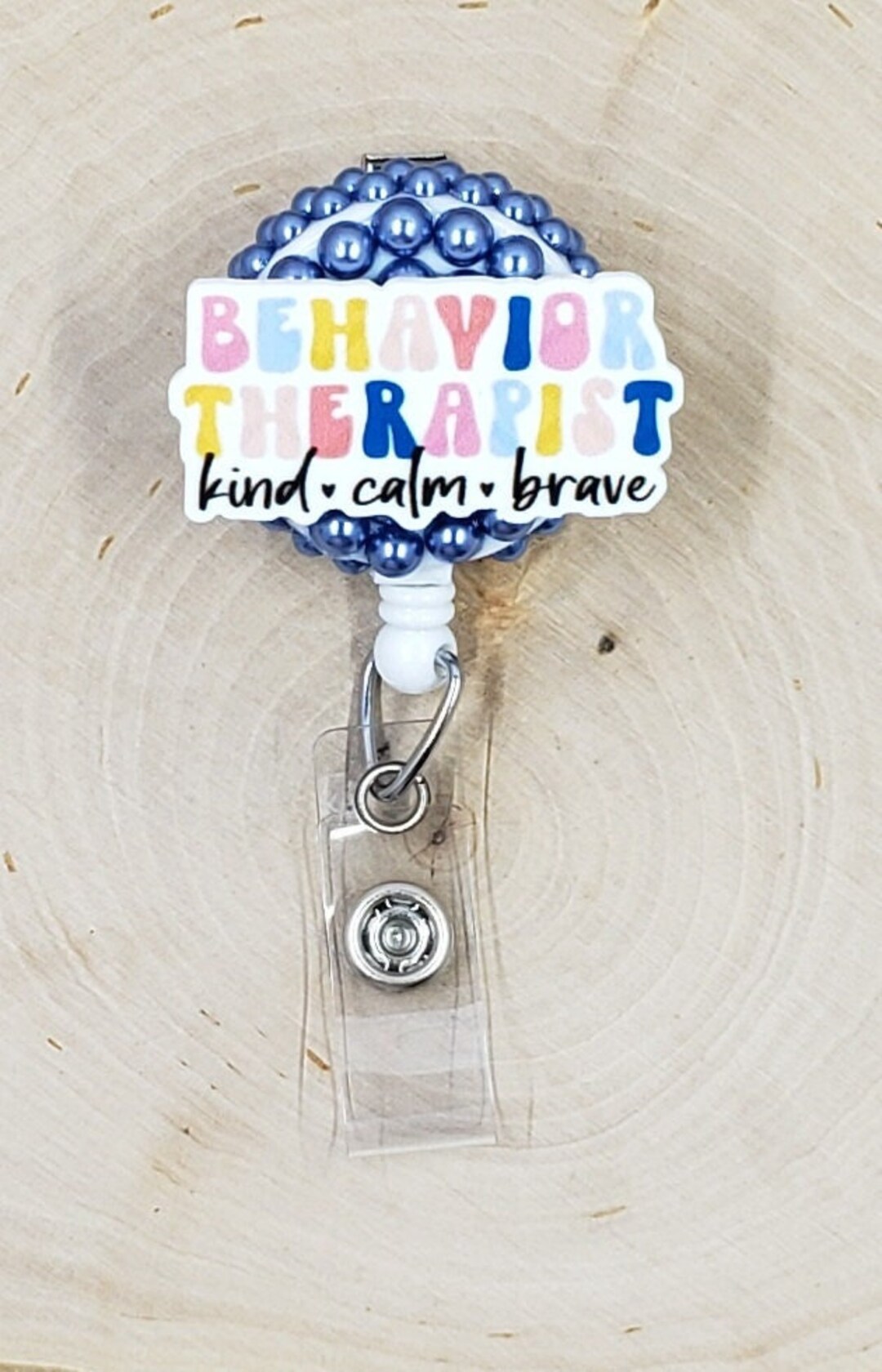 Behavior Therapist Badge Reel | ABA Badge Reel | RBT Badge Holder ...