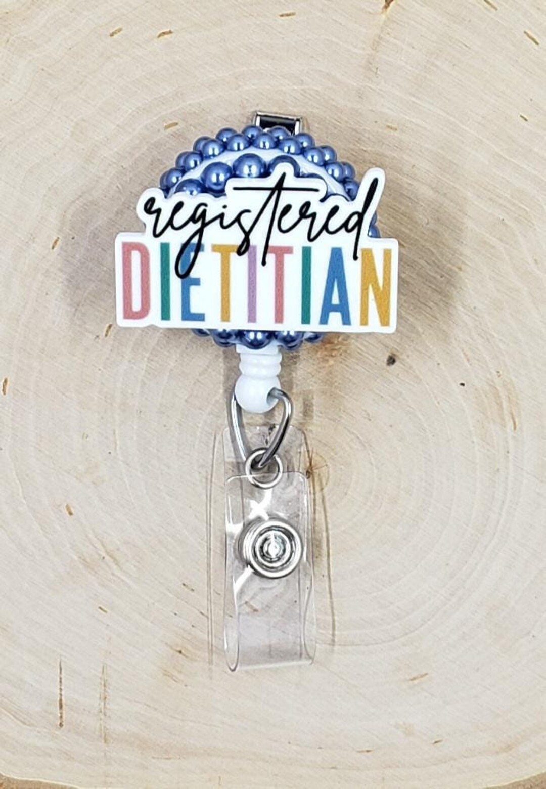Dietitian Badge Reel | Healthcare Badge Reel | Hospital Badge Holder ...