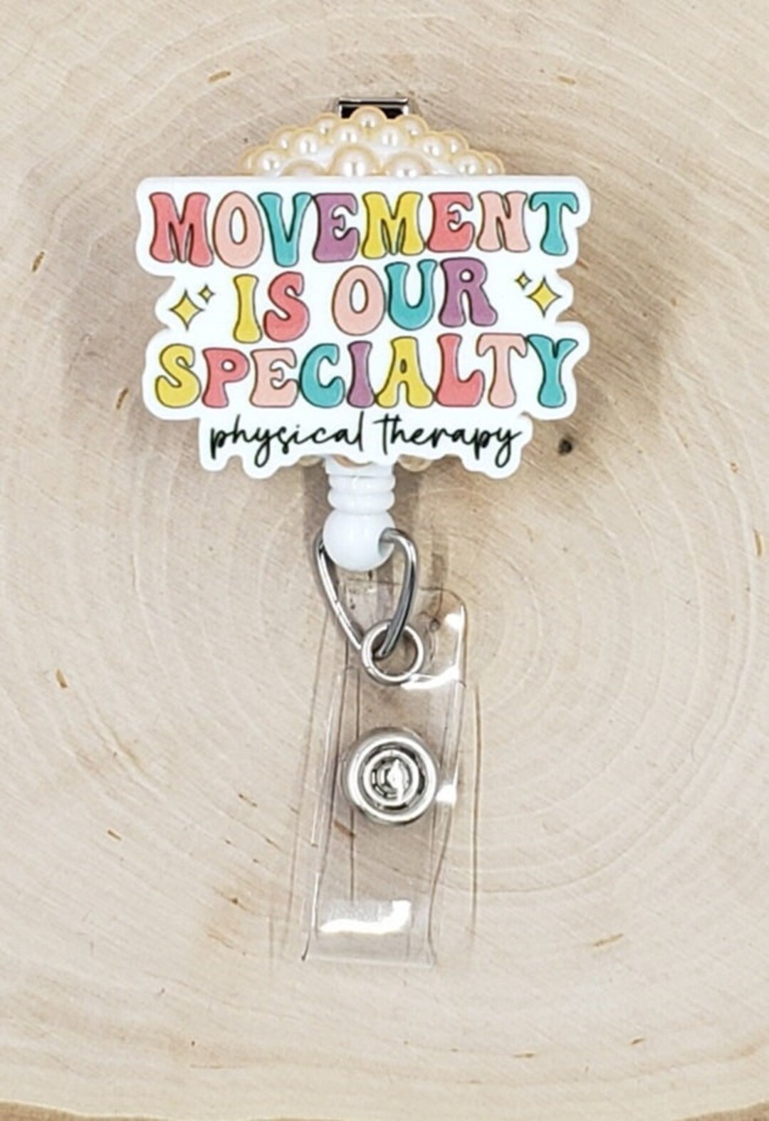 Physical Therapy Badge Reel | PT Badge Holder | Hospital Badge Holder ...