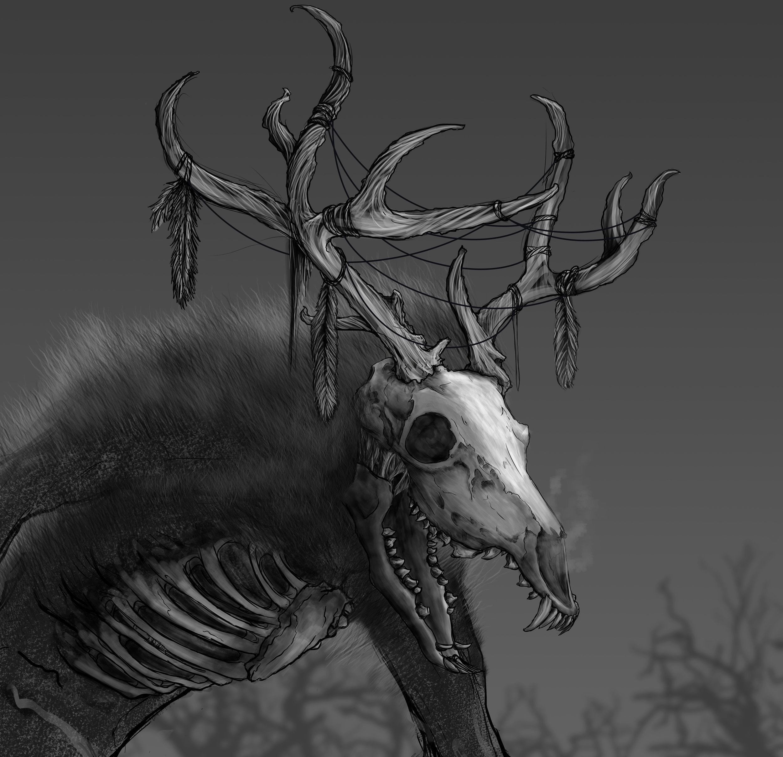 Wendigo - Digital File for Poster - Etsy