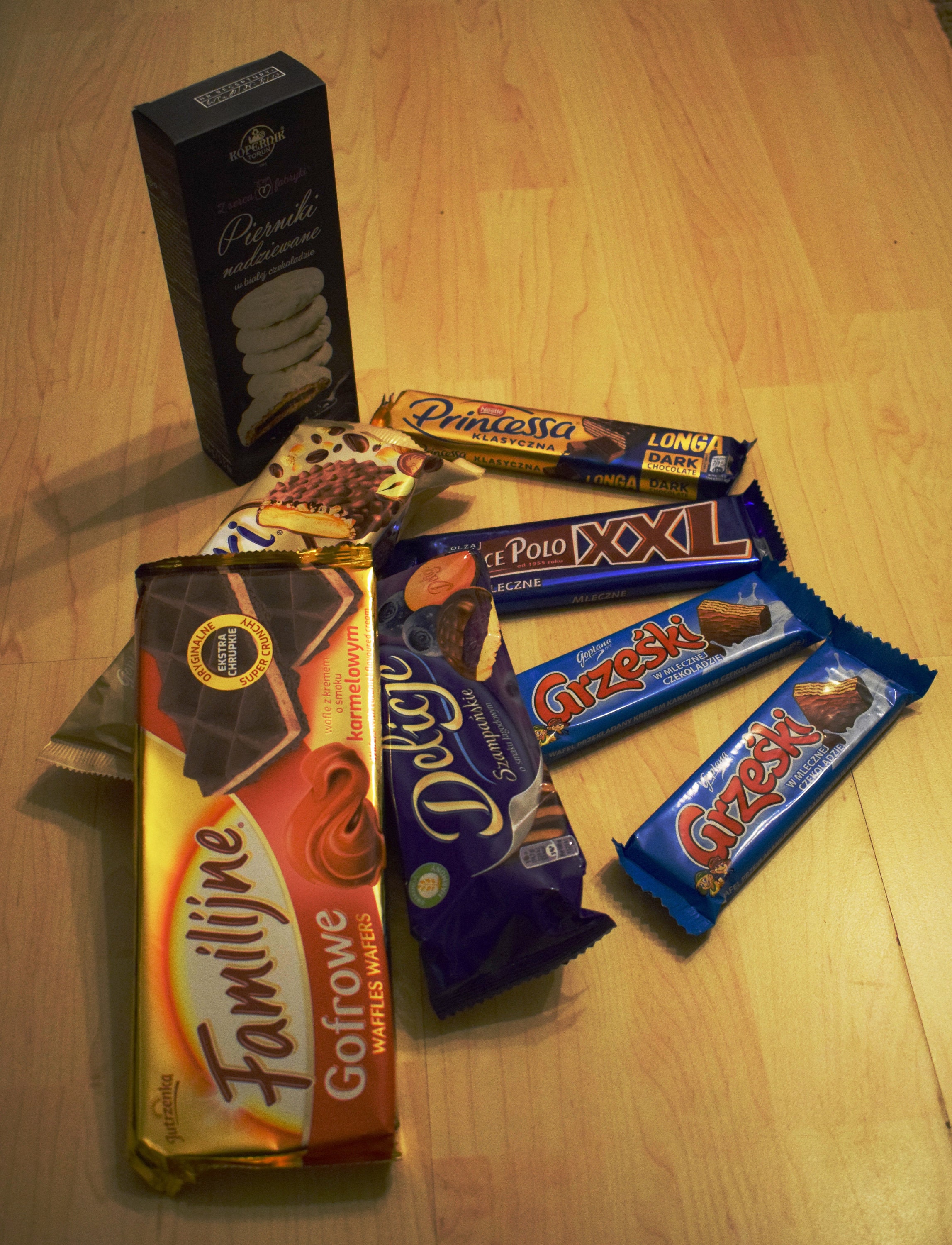 Mix of polish snacks sweets candy bars | Etsy