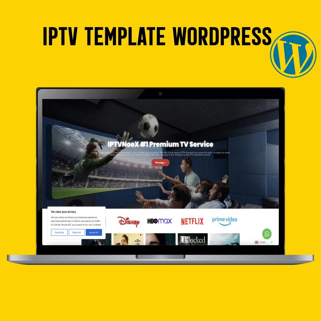 IPTV Template for IPTV Providers – Wordpress Theme - Woocommerce Theme ...
