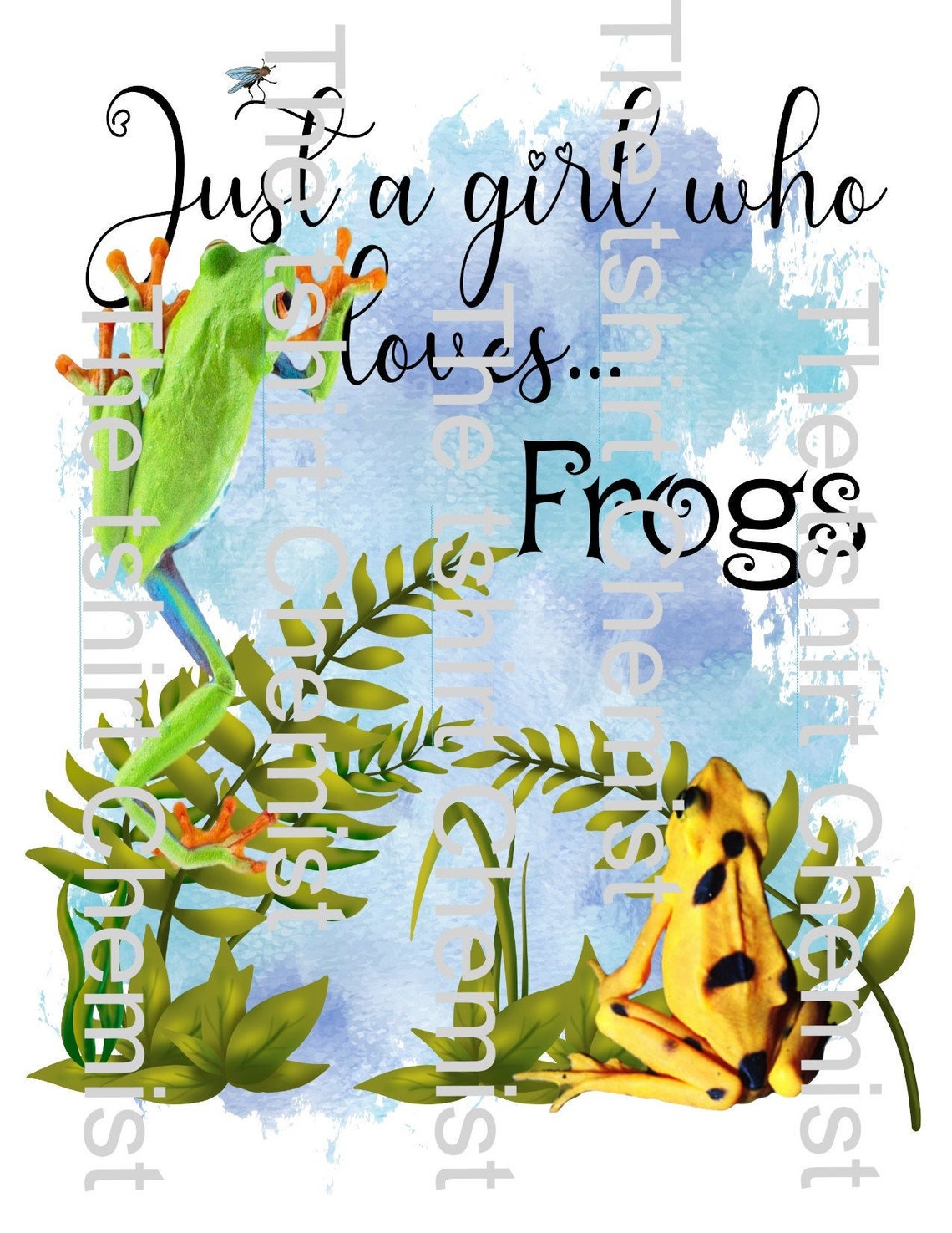 Frogs Digital Download Tshirt Heat Transfer Sublimation Just a - Etsy