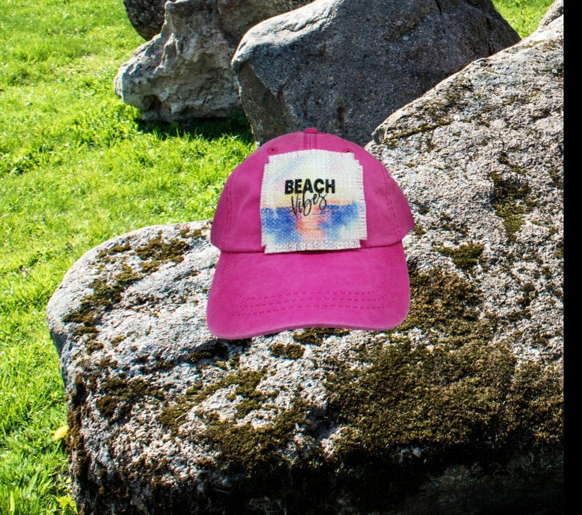 Summer Beach Vibes Hat Baseball Cap Snapback - Etsy
