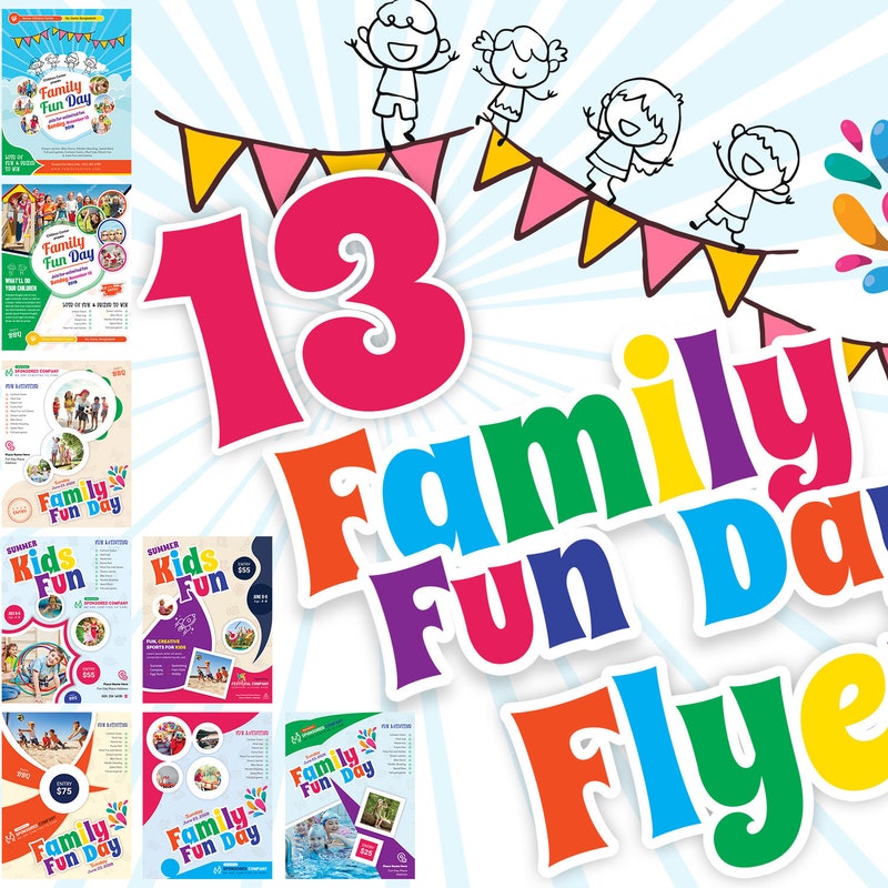 Family Fun Day Flyer - Etsy