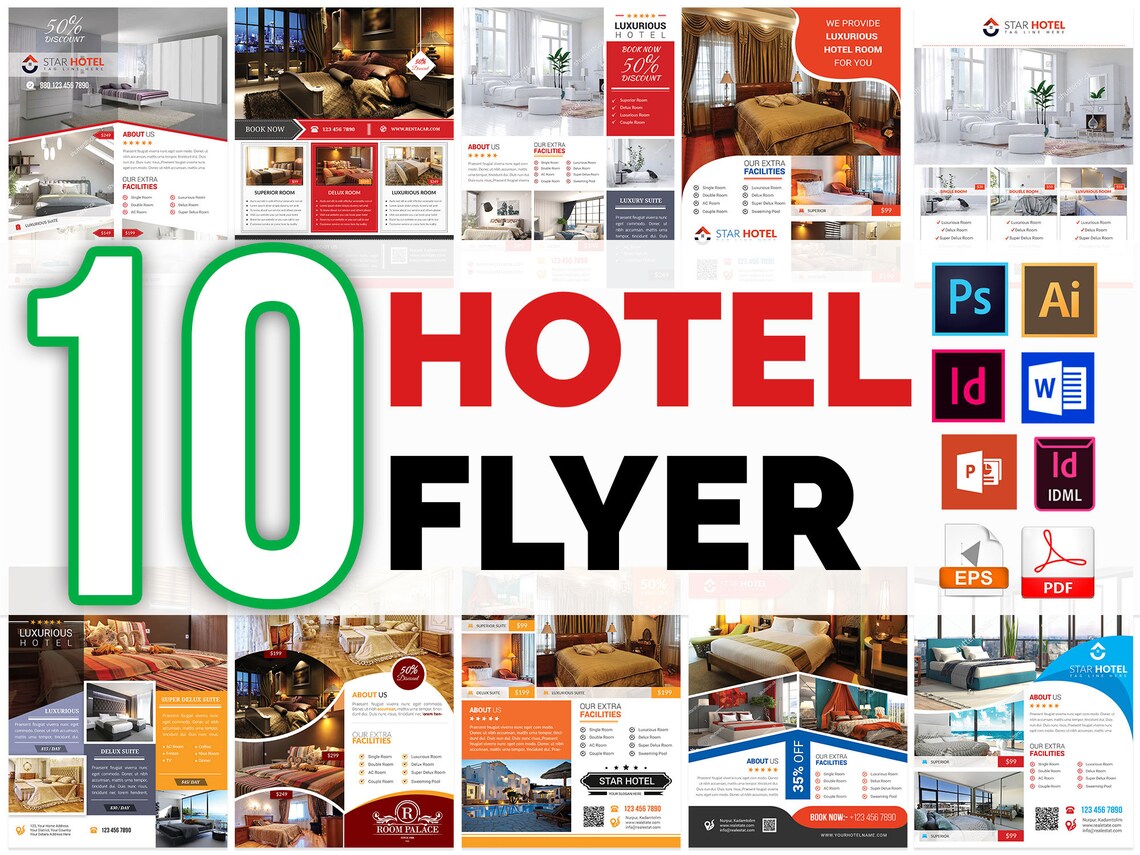 10 Hotel Flyer | Flyer Hotel, Creative Hotel Flyer Design, Hotel Grand ...