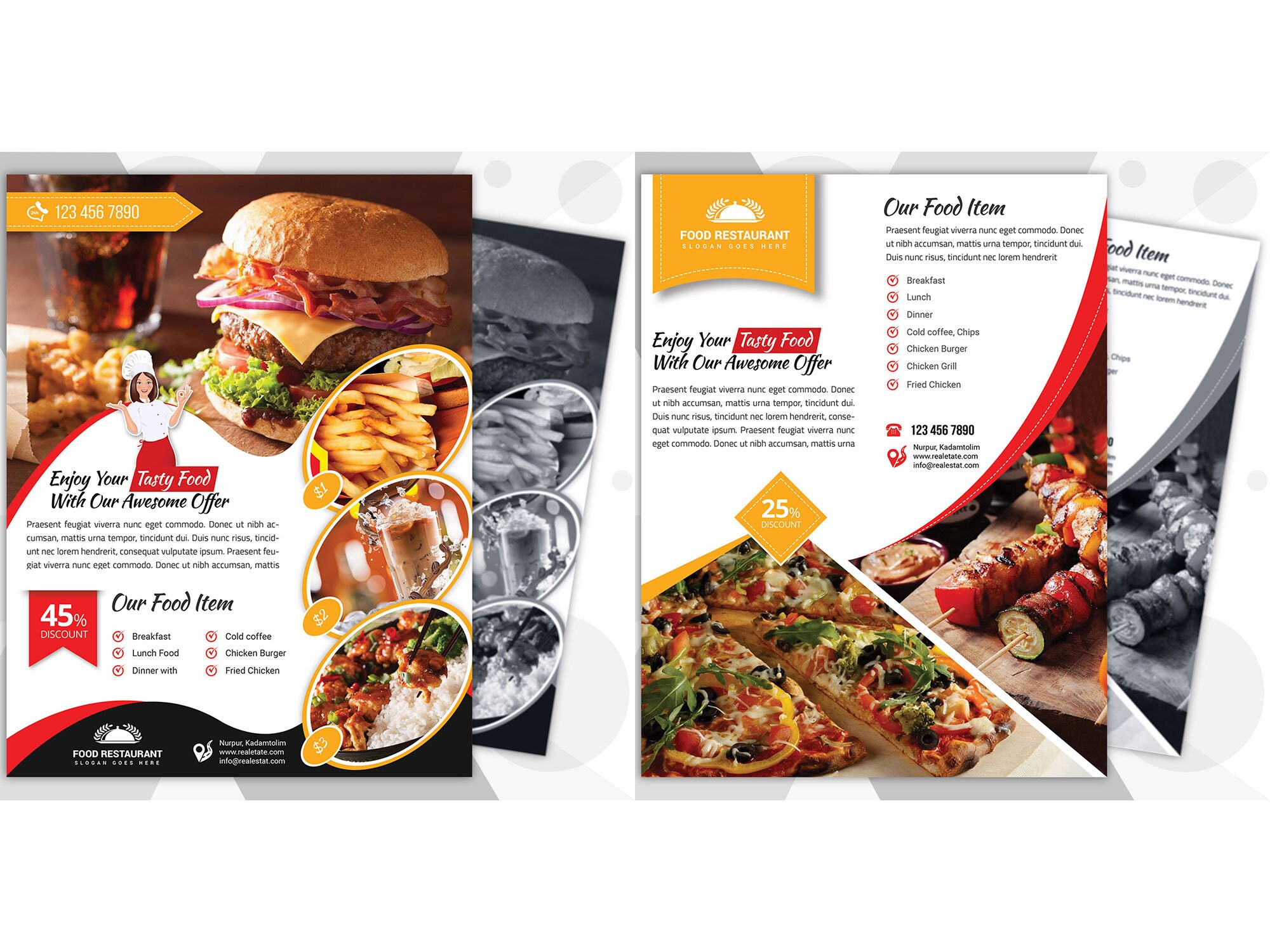 10 Restaurant Flyer | Restaurant Flyer Design, Menu Flyer Template ...