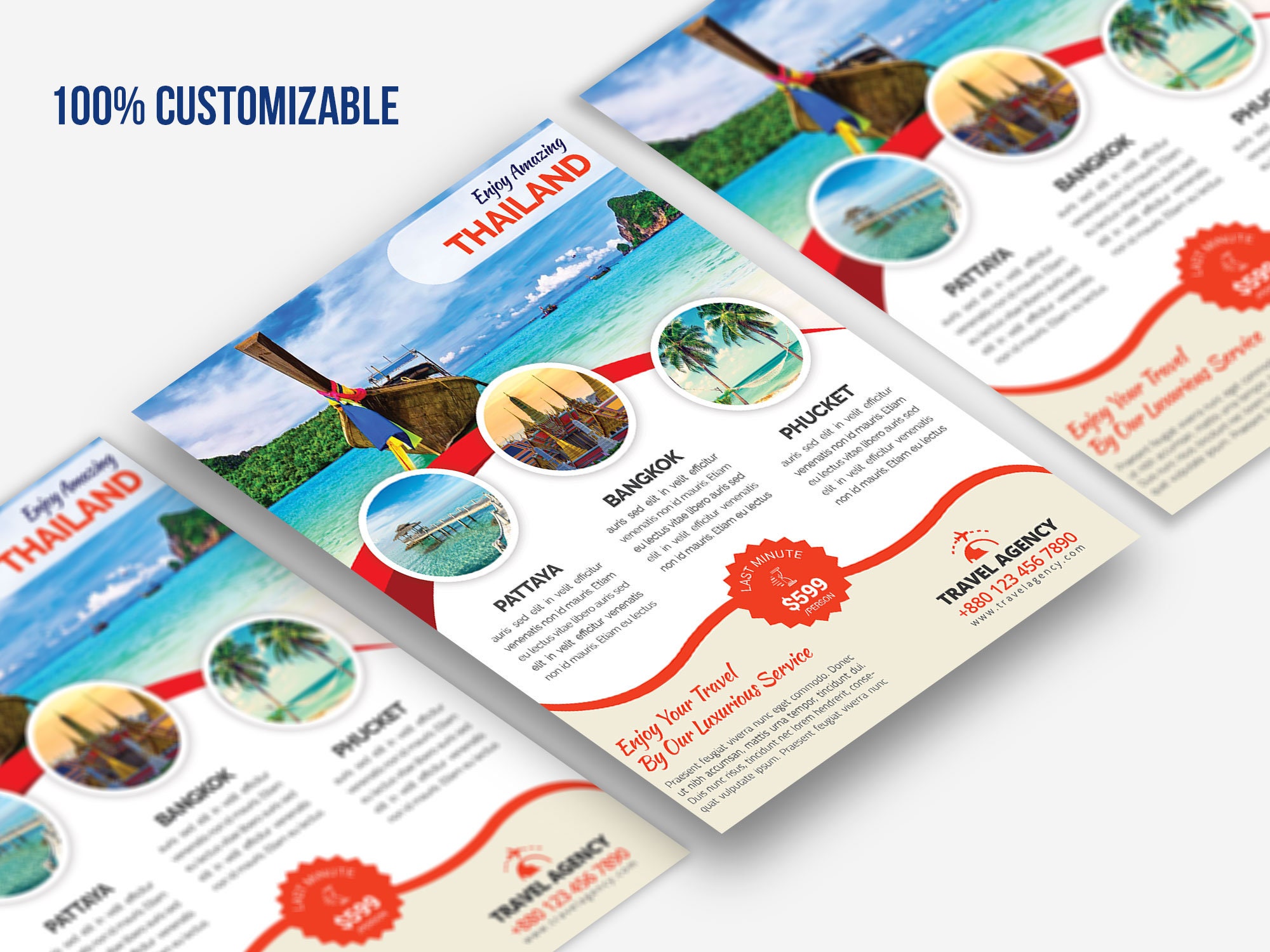 Travel Flyer | Travel Agency Flyer, Travel Agent Flyer, Travel Flyers ...