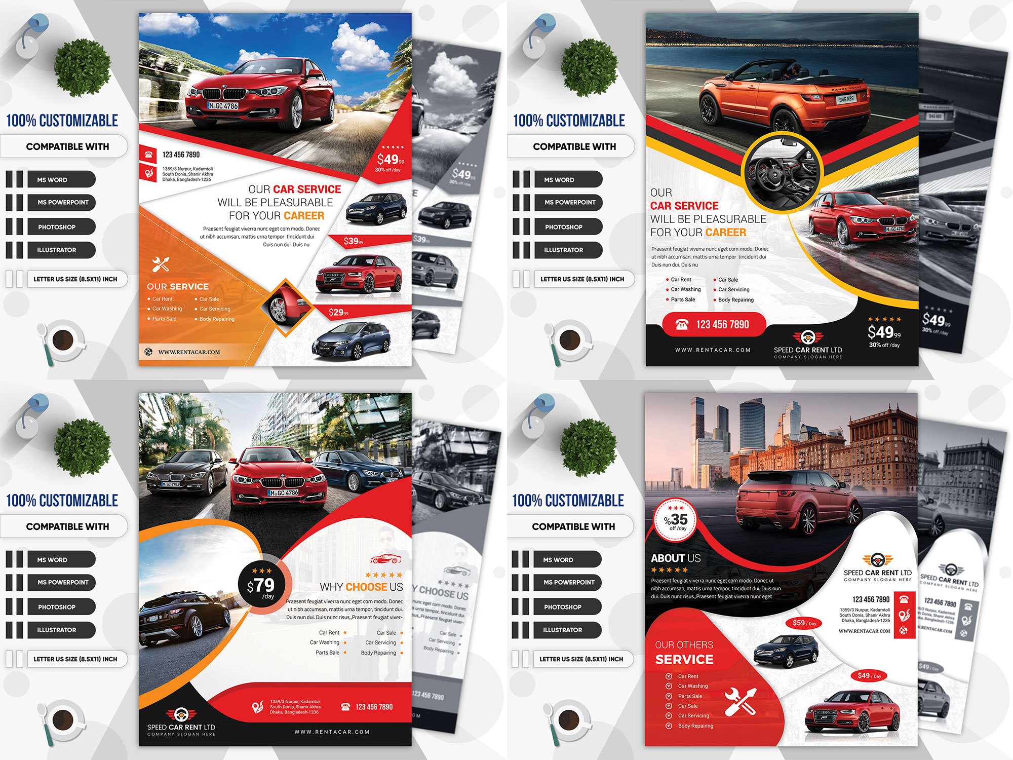 10 Rent A Card Flyer | Rental Flyer, Car Rental Flyer, Car Rent Flyer ...