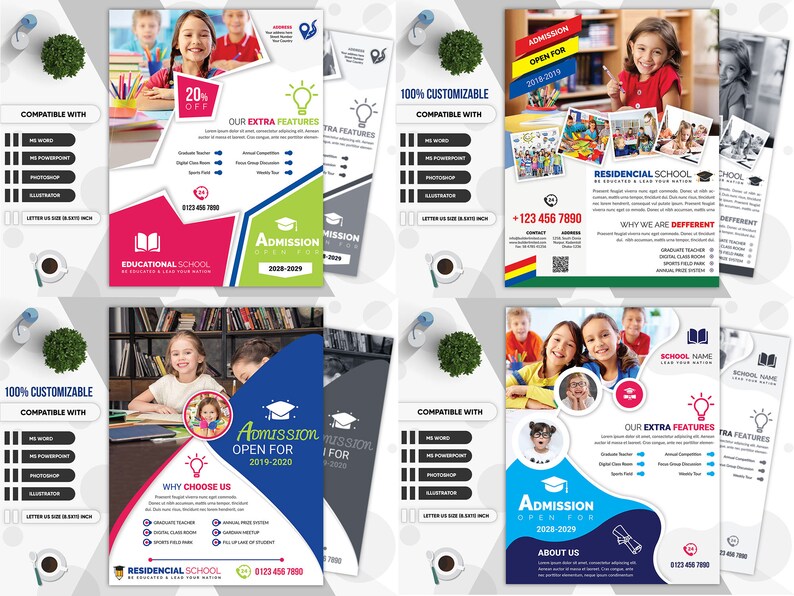 20 School Flyer Templates | Education, Coaching (PSD, AI, Docx, PPTX ...