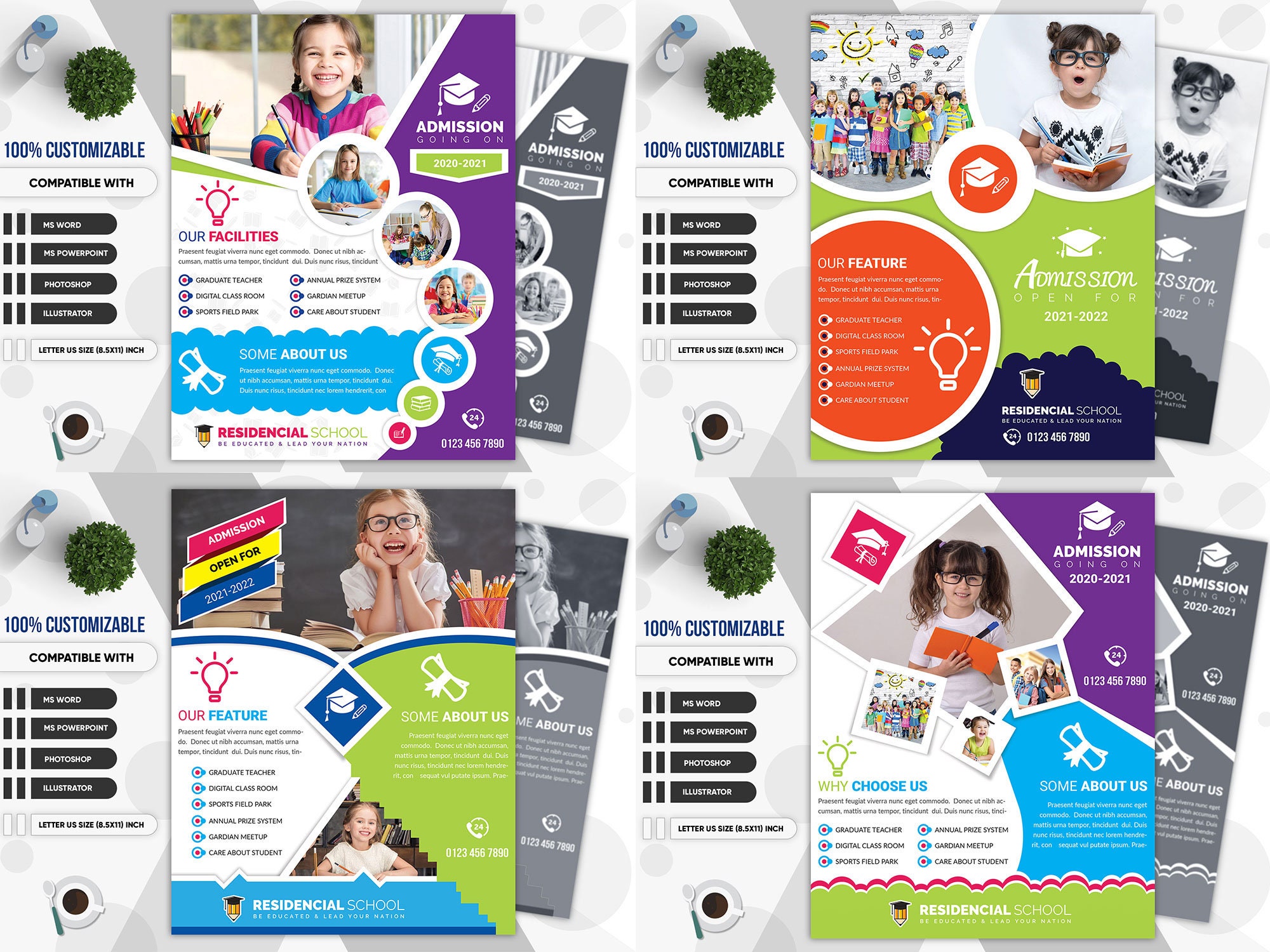 20 School Flyer Templates | Education, Coaching (PSD, AI, Docx, PPTX ...