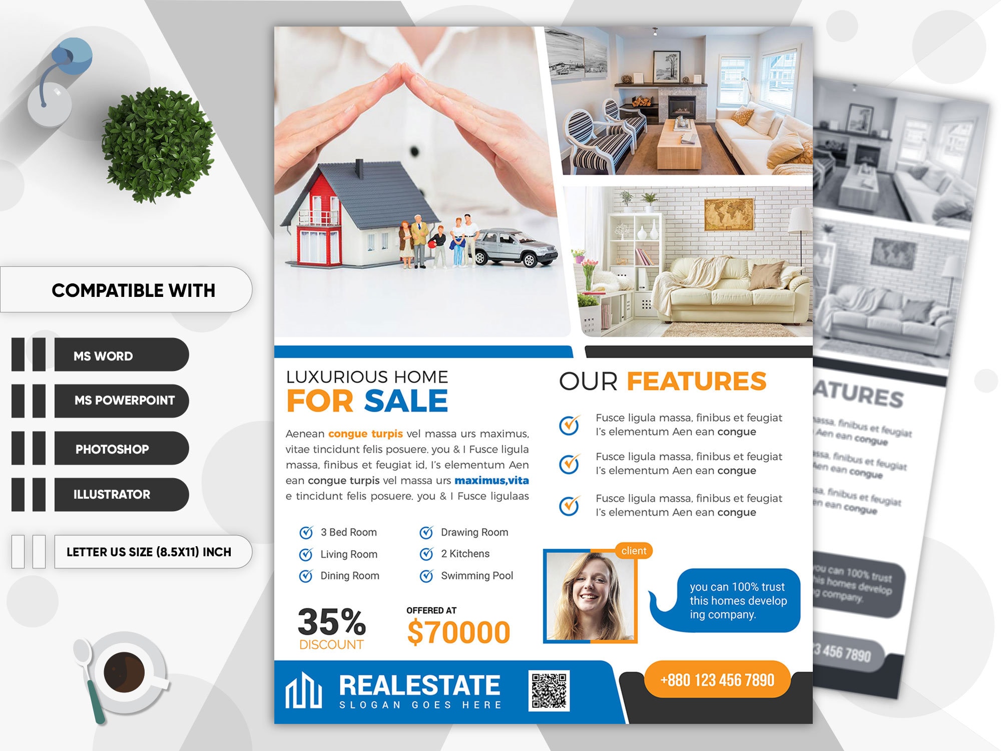 Real Estate Flyer Templates | Home for Sale Flyer, Land for Sale Flyer ...