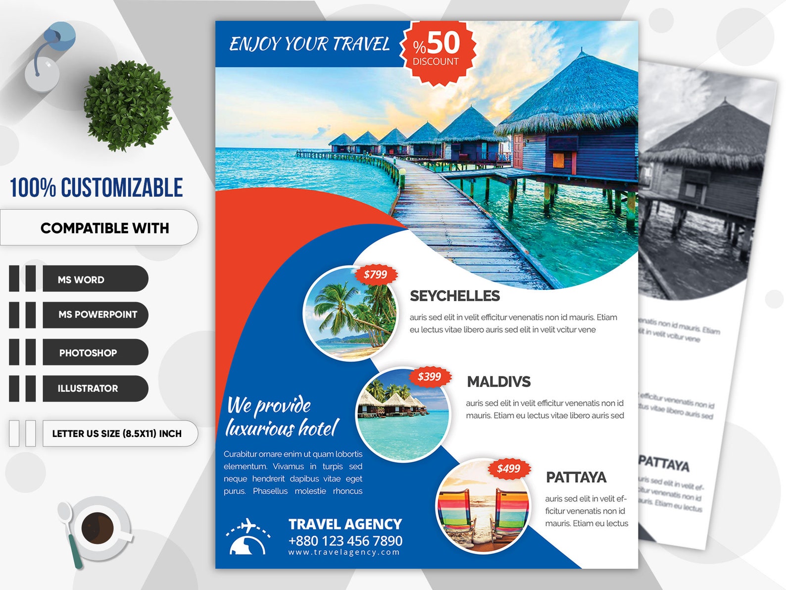 Travel Flyer Travel Agency Flyer, Travel Agent Flyer, Travel Flyers ...