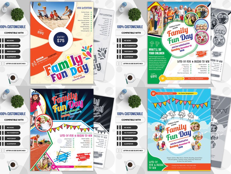 13 Family Fun Day Flyer | Fun Day Flyer, Family and Friends Day Flyer ...