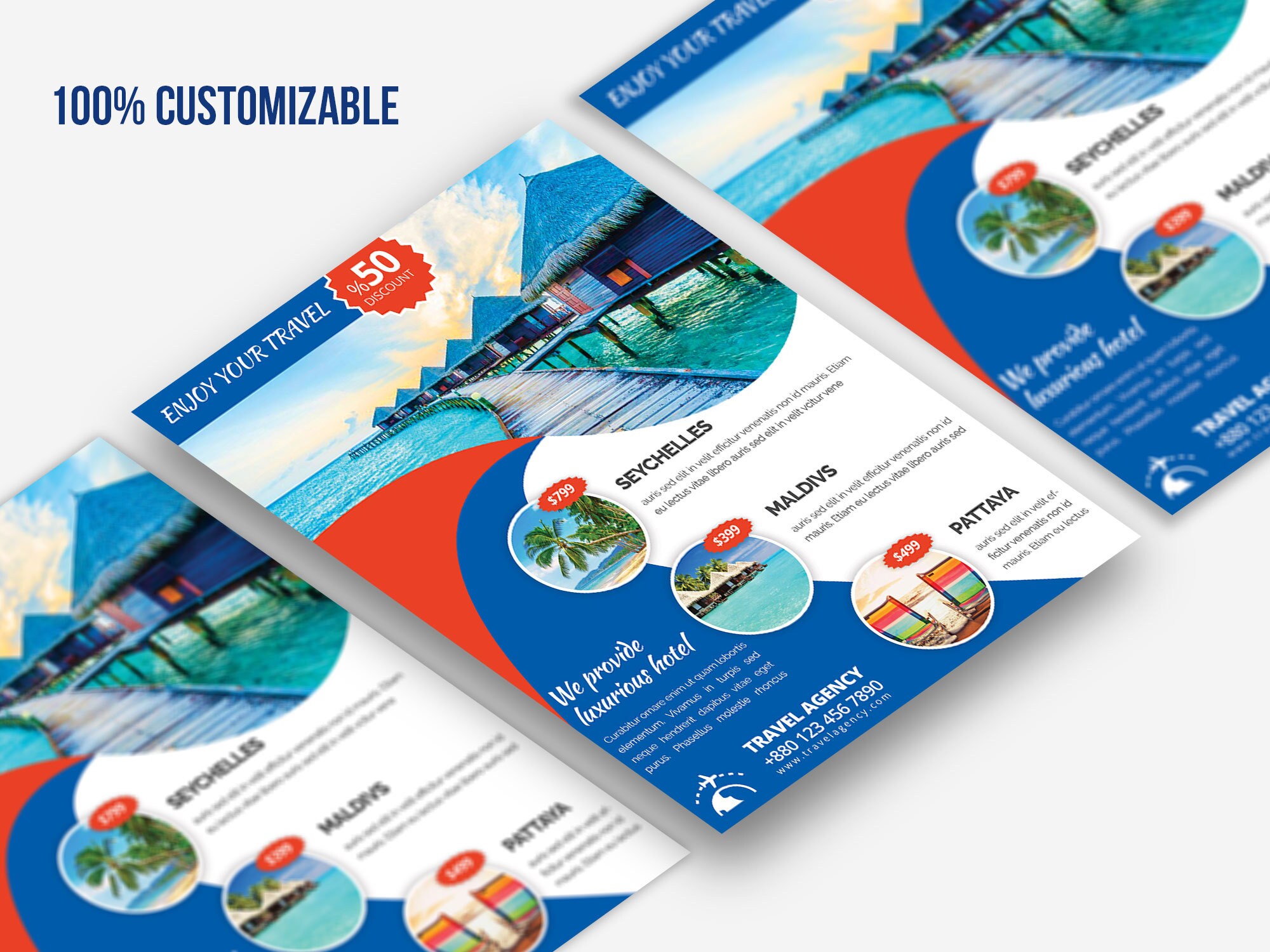 Travel Flyer | Travel Agency Flyer, Travel Agent Flyer, Travel Flyers ...