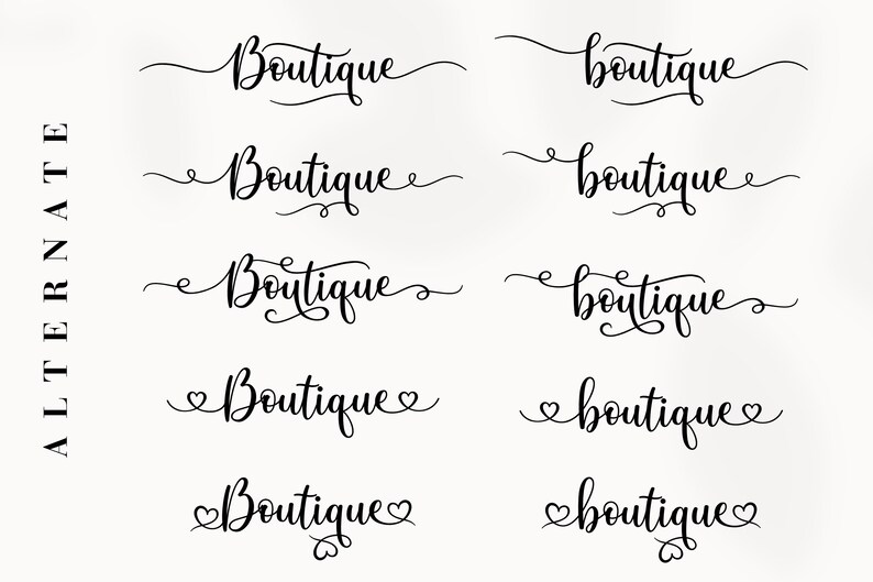 Samantha Calligraphy Font Cursive Font Svg Dxf Otf Ttf Etsy