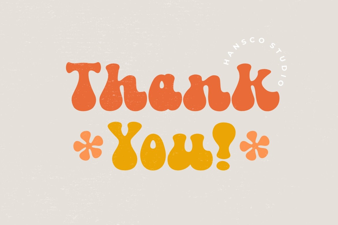 Retro Groovy Fonts SVG DXF OTF Ttf Fonts Procreate - Etsy