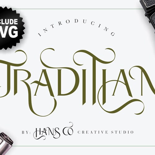 Crows Font Curly Serif Font SVG DXF OTF Ttf Fonts - Etsy