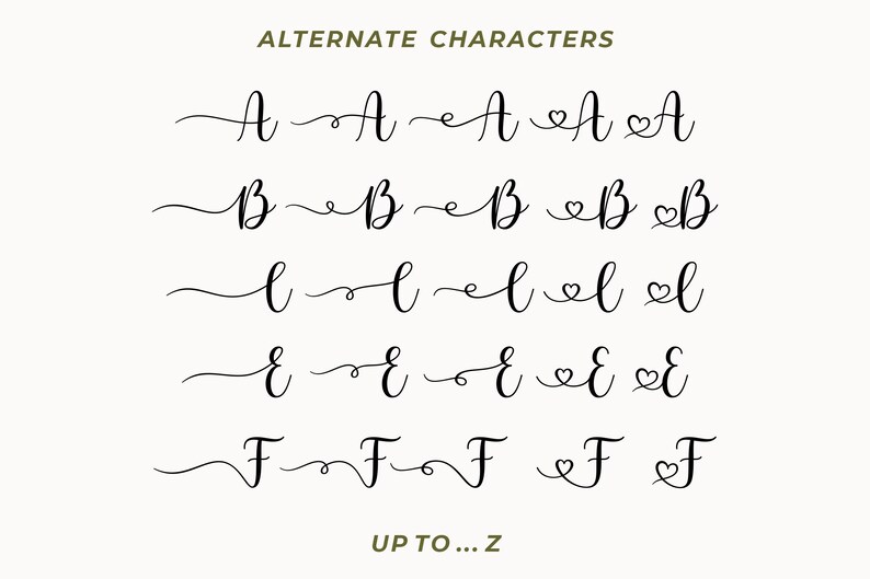 Samantha Calligraphy Font Cursive Font Svg Dxf Otf Ttf Etsy