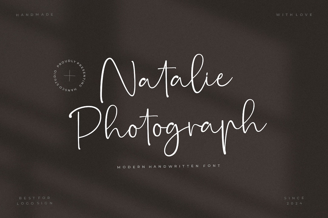 Natalie Font, Handwriting Font, Handwritten Font, Modern Font, Wedding ...
