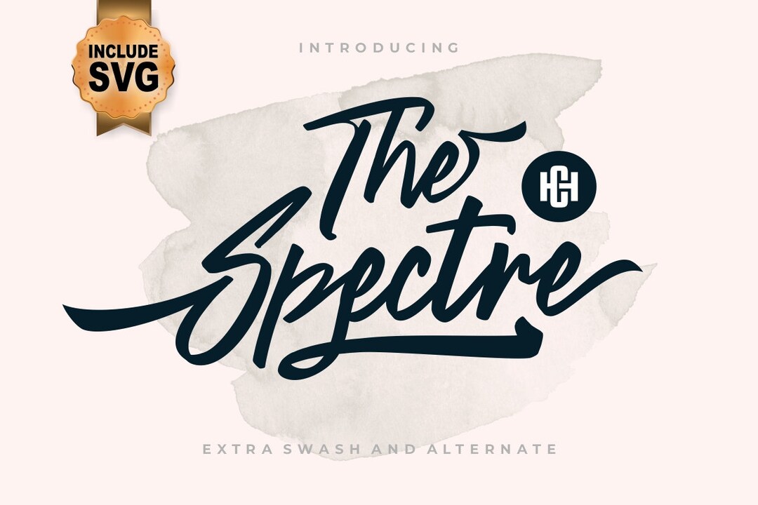 The Spectre Font, Stylish Font, Graffity Font, Calligraphy Font SVG ...
