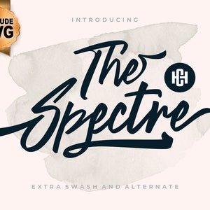 The Spectre Font, Stylish Font, Graffity Font, Calligraphy Font SVG ...