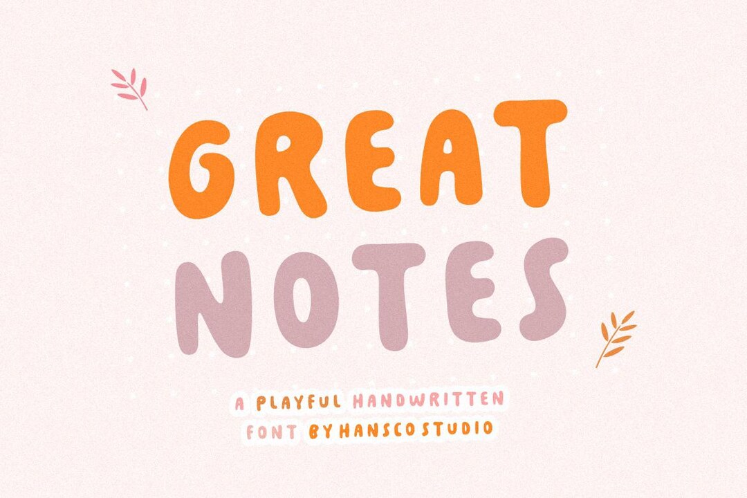 Great Notes Font | SVG, DXF, OTF, Ttf | Fonts Procreate, Cricut, Fonts ...