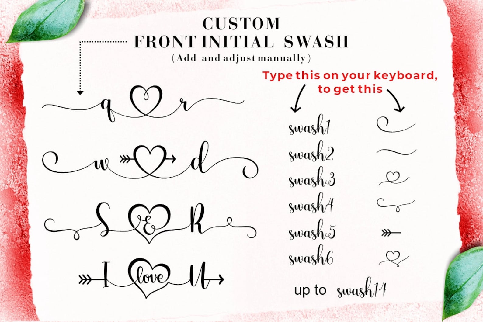 Madelyn Heart Font, Cursive Font SVG, DXF, OTF, Ttf Fonts Procreate ...