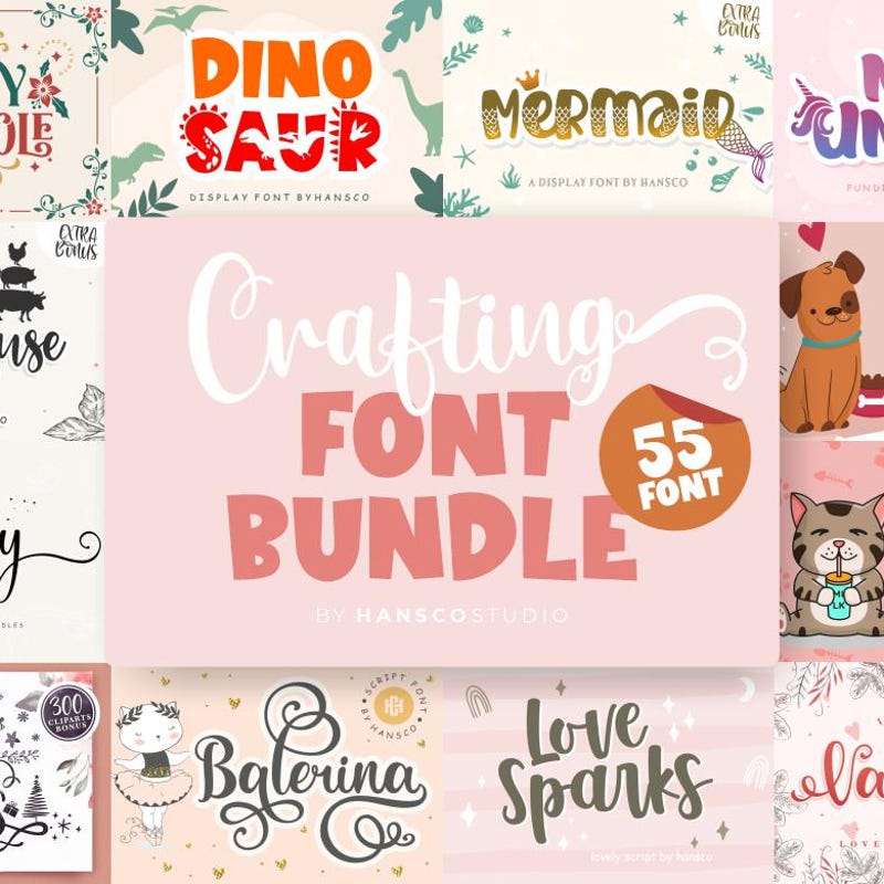 Crafty Girls Font - Etsy