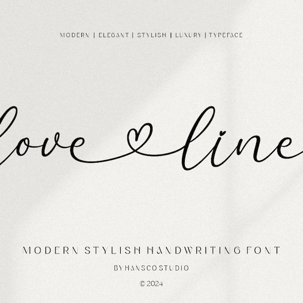 Fonts With Hearts at the End - Etsy
