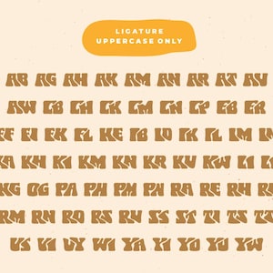 Fat Kat Font, Retro Groovy Fonts | SVG, DXF, OTF, Ttf | Fonts Procreate, Fonts Cricut, Retro 70s ...