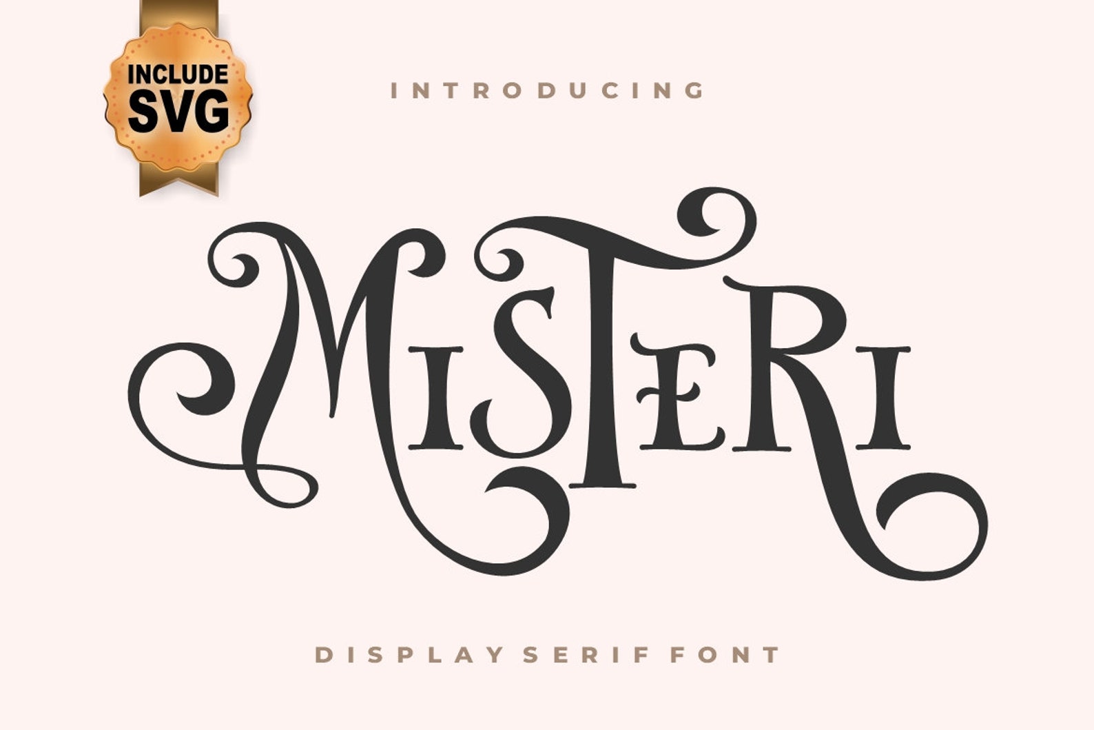 Misteri Font, Fantasy Font, Fancy Font | SVG, DXF, OTF, Ttf | Fonts ...