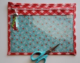 Vinyl Front Project Bag | Etsy