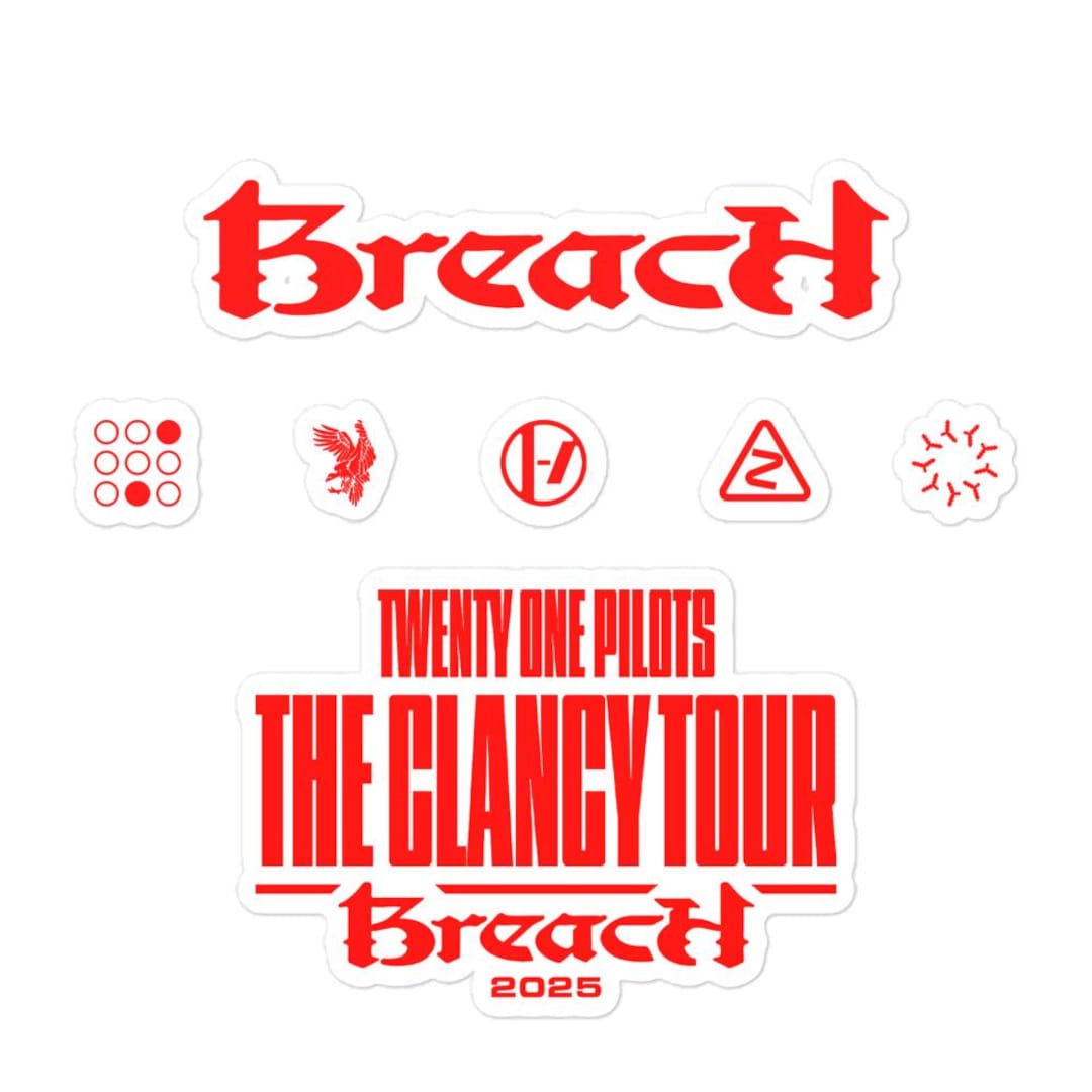 Breach Stickers Twenty One Pilots Band Stickers Concert Tour ...