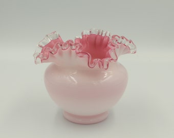Fenton Ruffle Vase | Etsy