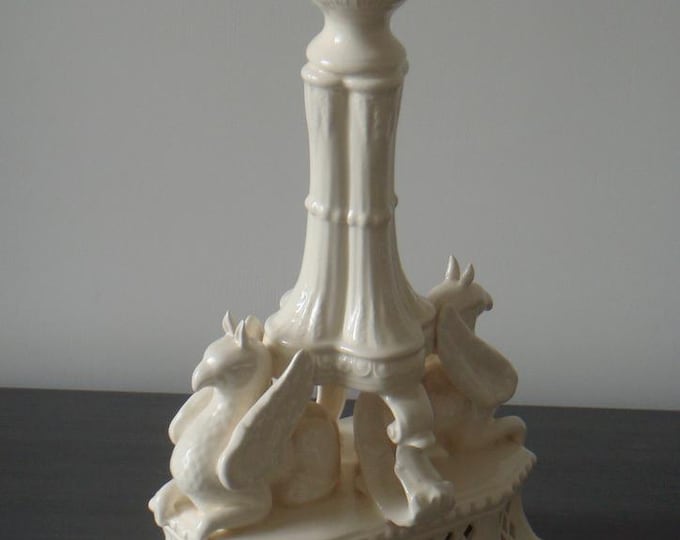 Limited Edition Vintage Griffin Candle Holder - Leedsware Pottery ...