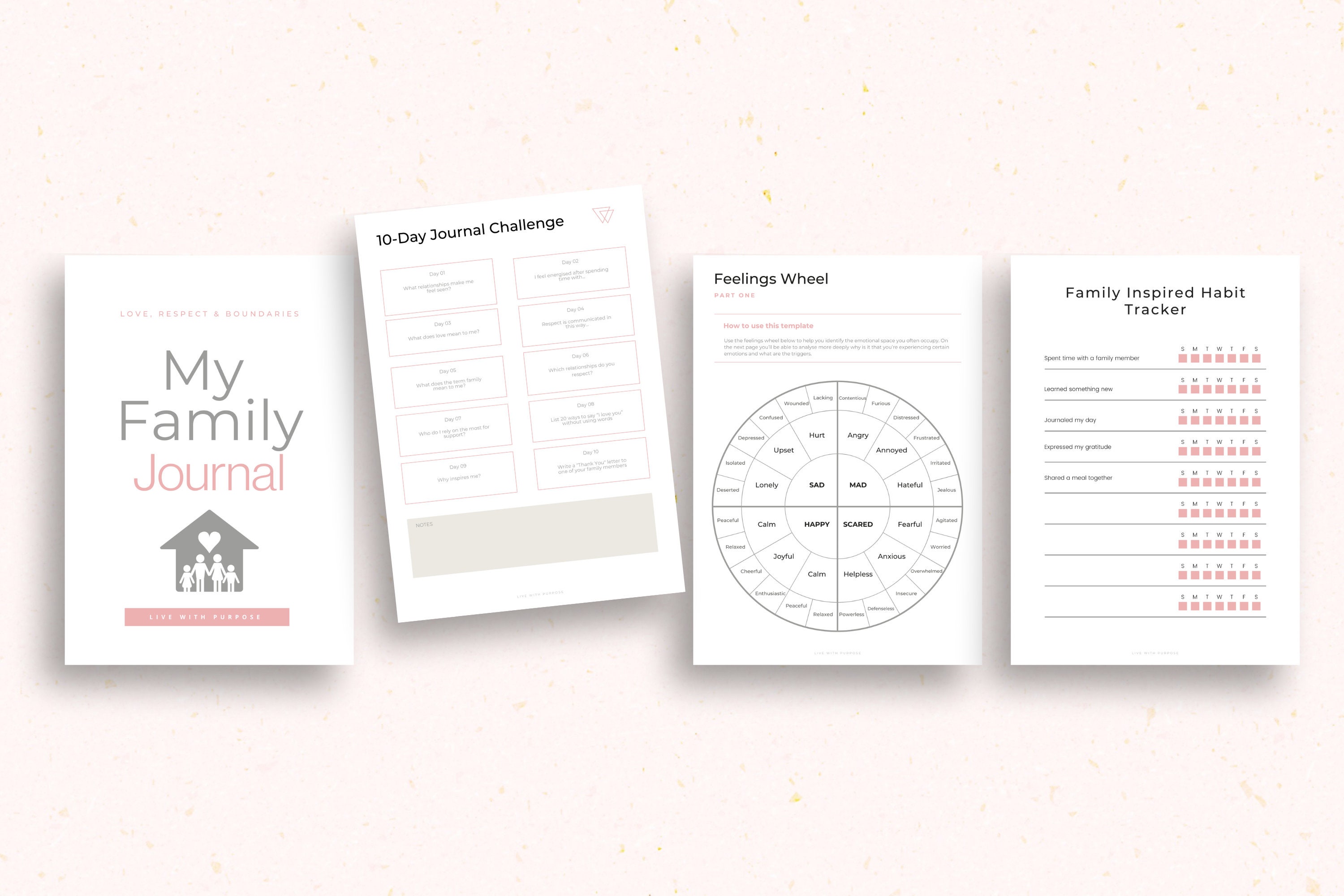 Family Journal | Communication Worksheets | Family Activity Printable ...