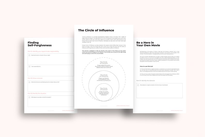 Coping and Resilience Toolkit | Coping Strategies Worksheets | Self ...