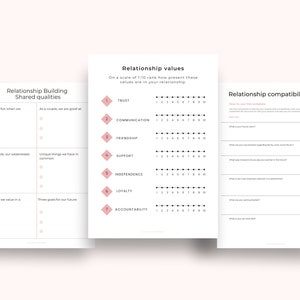 Relationship Planner | Couples Counselling Journal | Romantic ...